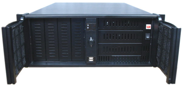 4U Stylish 19" Rack Mount Chassis Open 7x5.25" +1x2.5" Up to eATX 12" x ...